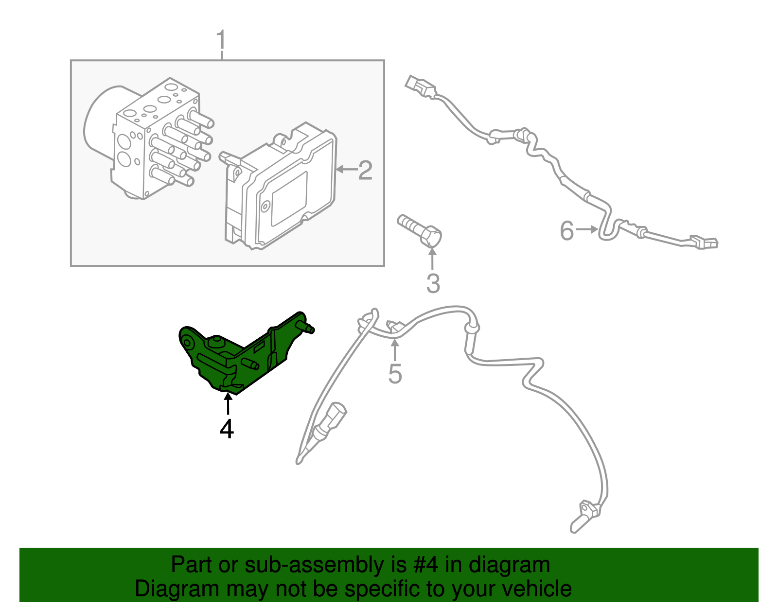 2016-2019 Ford Bracket FB5Z-2C304-B | Ford OEM Parts Outlet