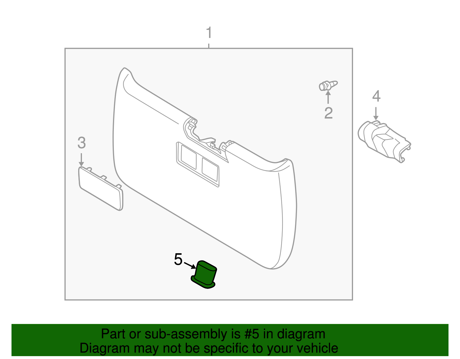 2003-2013 Toyota Matrix 2003-2013 Toyota Matrix - Pull Handle 74811 ...