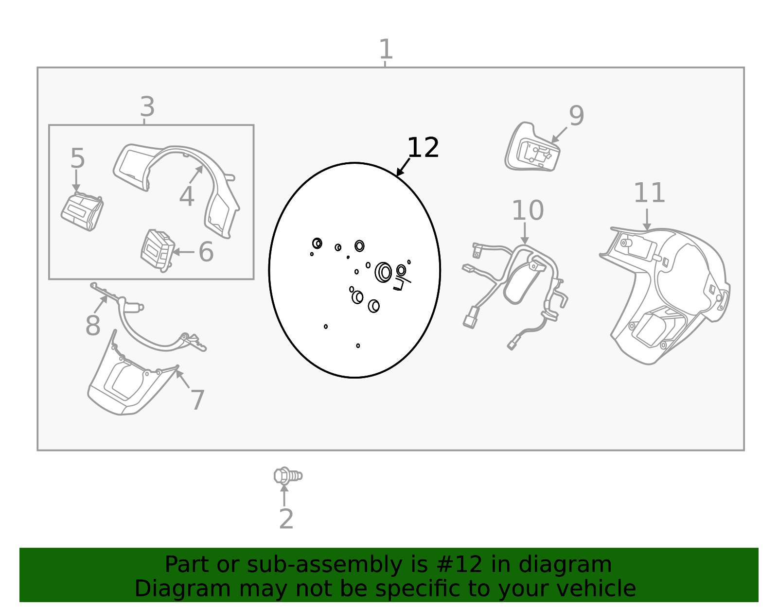 56110-R0LJ0OFB - Strg Wheel Assembly 2025 Kia Carnival | Kia.Parts Store
