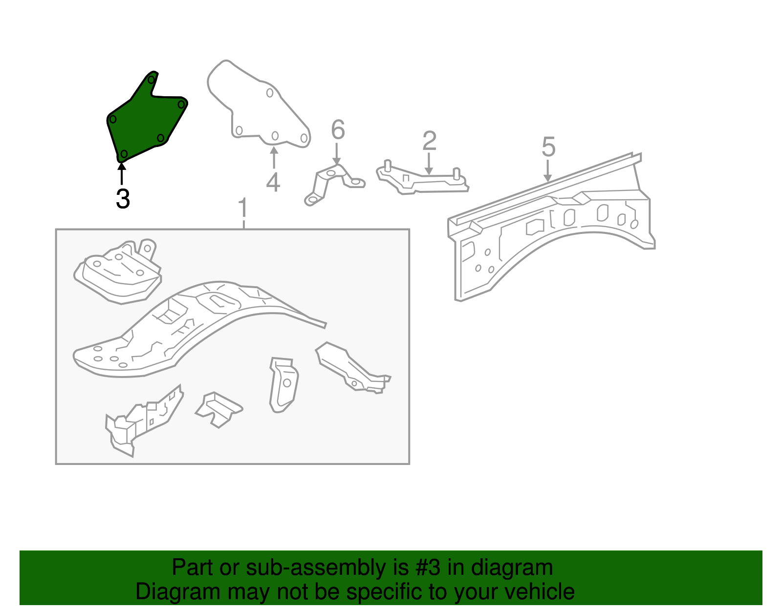 53735-04060 - Apron Assembly Upper Seal - 2005-2020 Toyota Tacoma ...