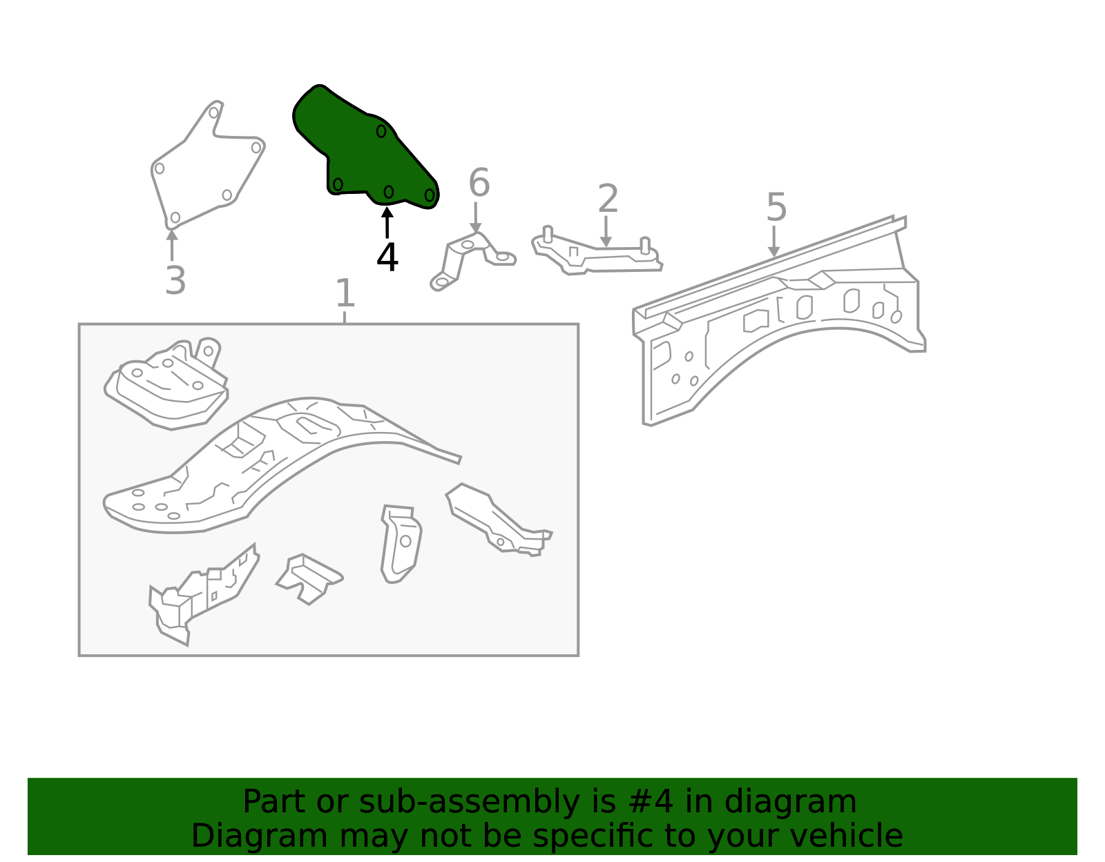 53883-04030 - Apron Assembly Lower Seal - 2016-2023 Toyota Tacoma | OEM ...