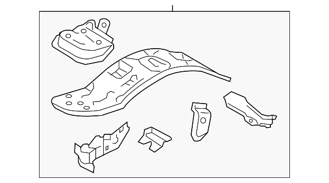 2016-2023 Toyota Tacoma Apron Assembly 53707-04900 | OEM Parts Online