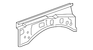 53706-04030 - Fender Rail (Left, Front) - 2016-2023 Toyota Tacoma | OEM ...