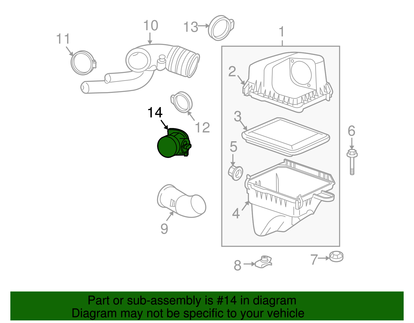 19355501 - 2007-2009 GM - Mass Airflow Sensor | Partners Chevy