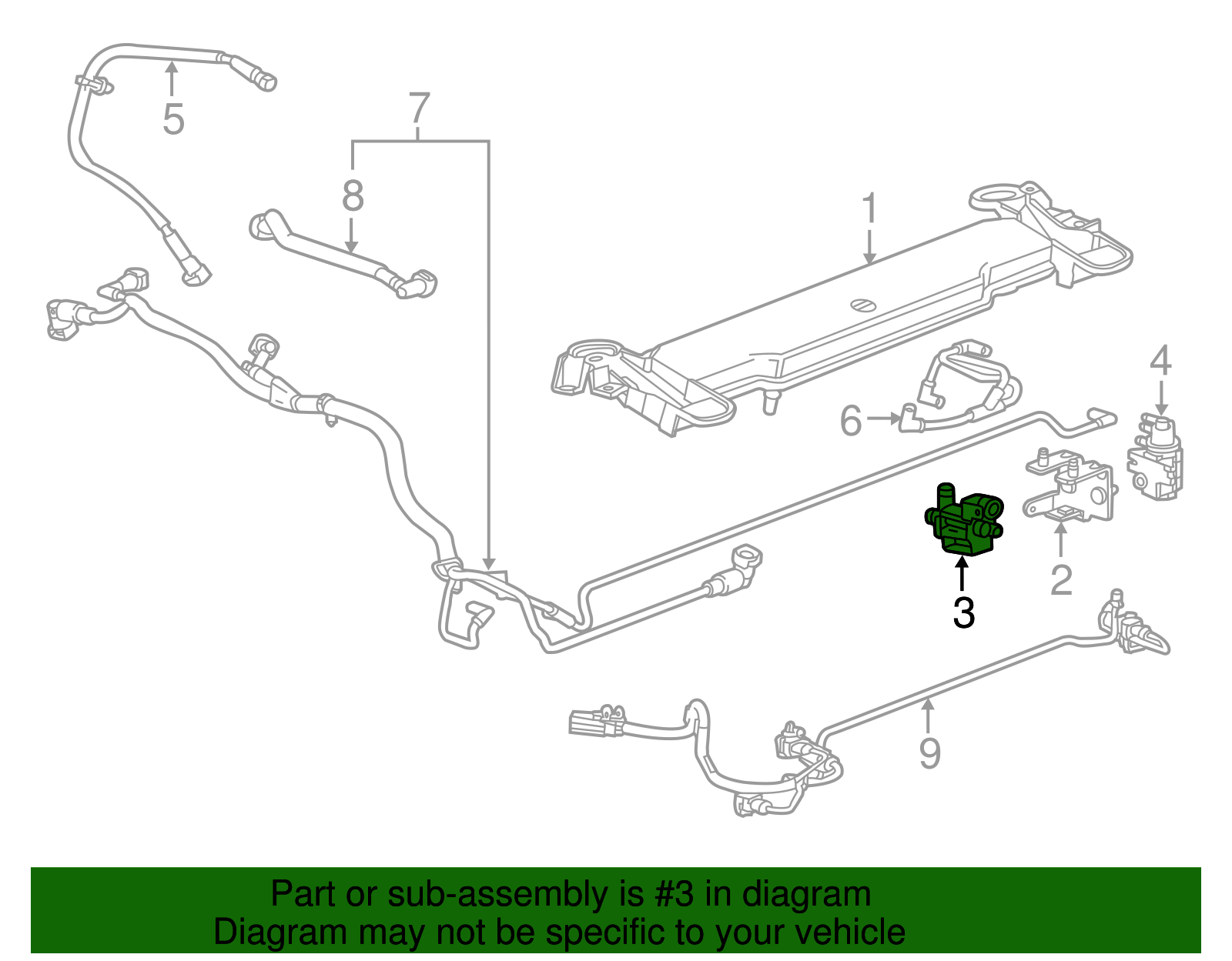 2014-2019 Cadillac By-Pass Valve 12629357 | Capital Chevy Parts