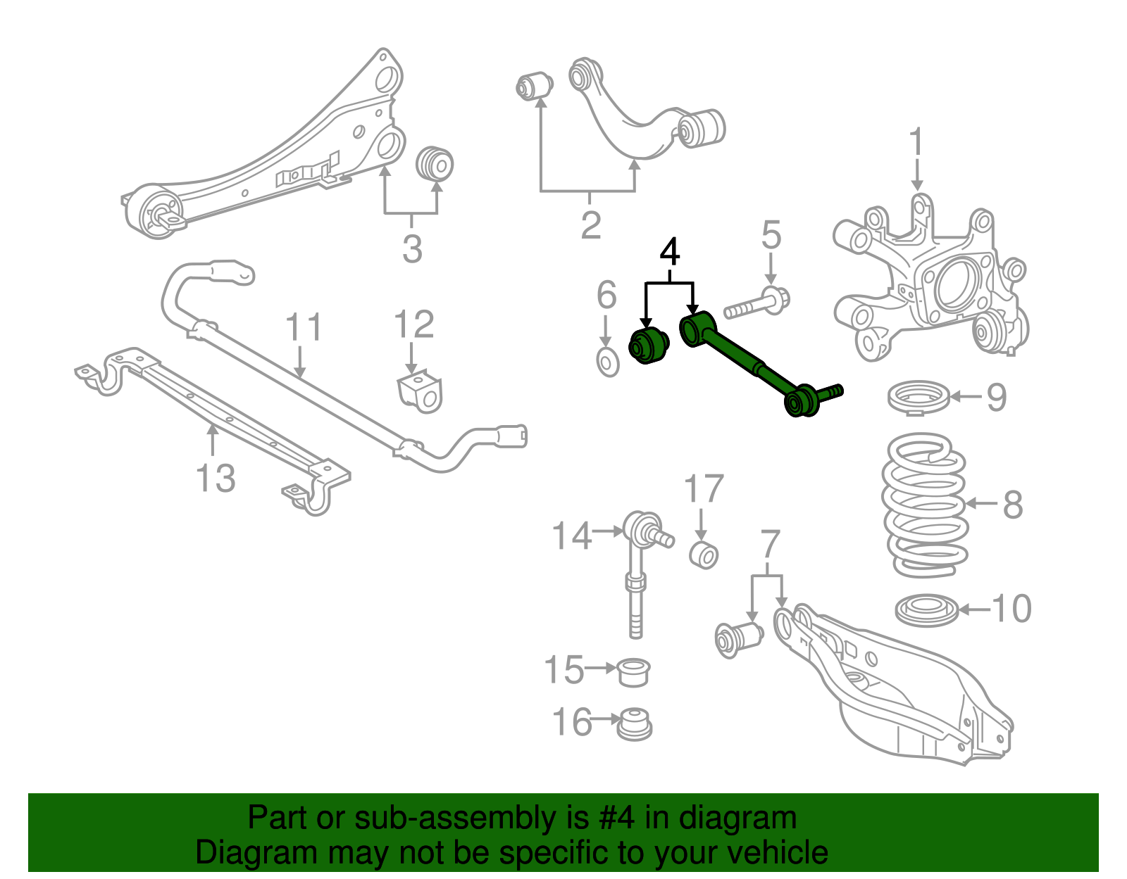 2011-2018 Toyota Track Bar 48710-72010 | OEM Parts Online