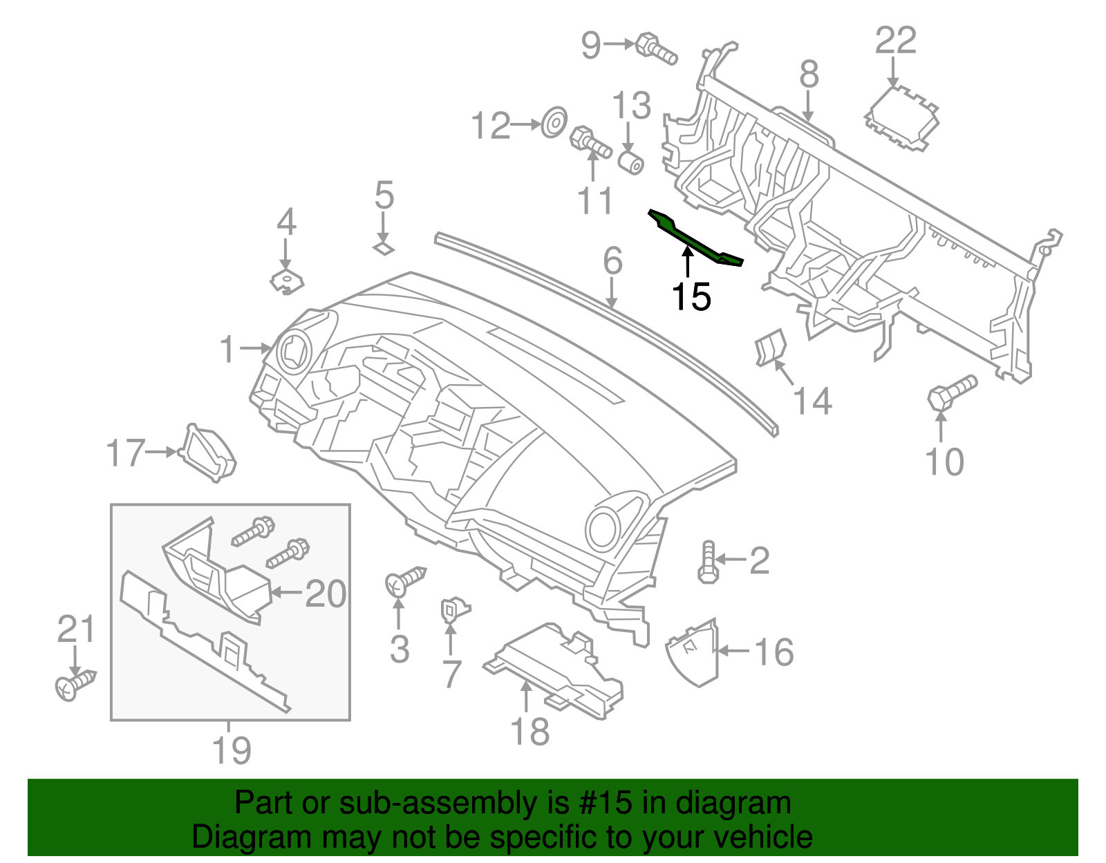 2012-2015 Mazda 5 | Reinforced Beam Bracket | CC43-60-K51A | Mazda ...