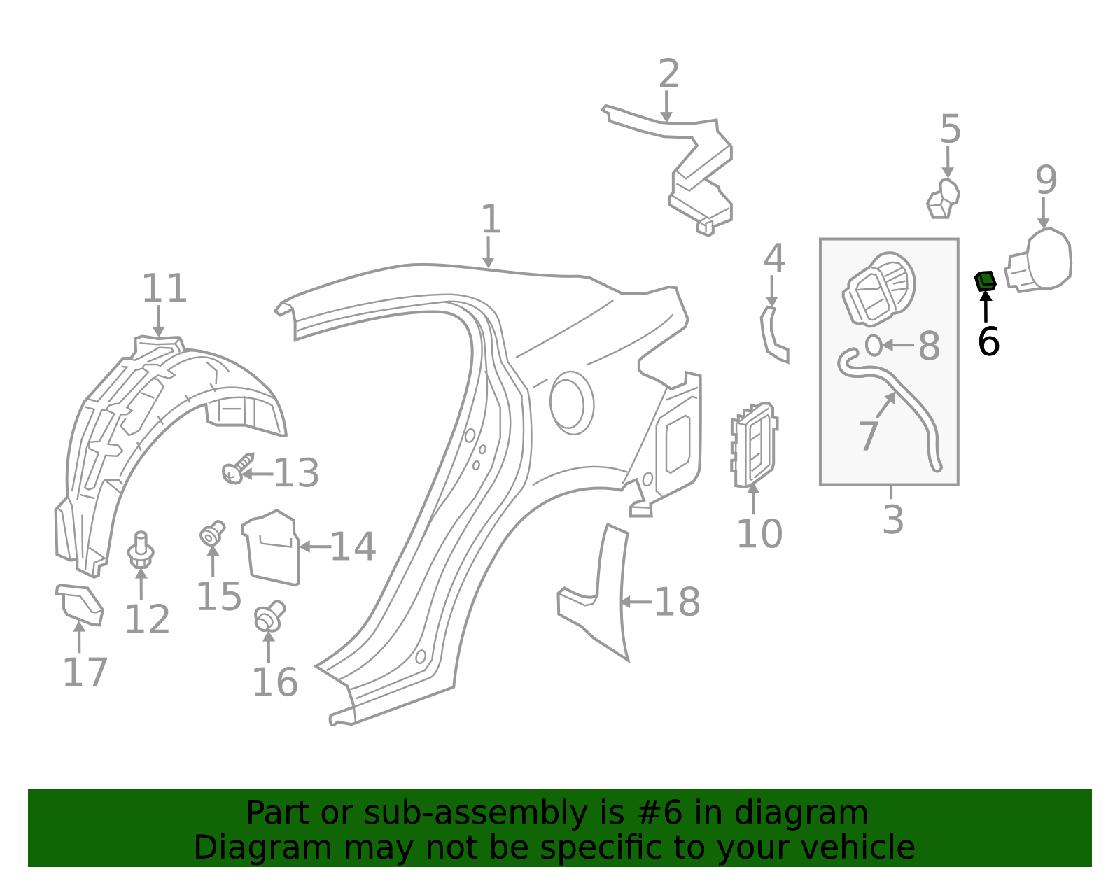 2001-2022 Acura Fuel Door Spring 74494-S3M-A00 | AcuraPartsNow.com