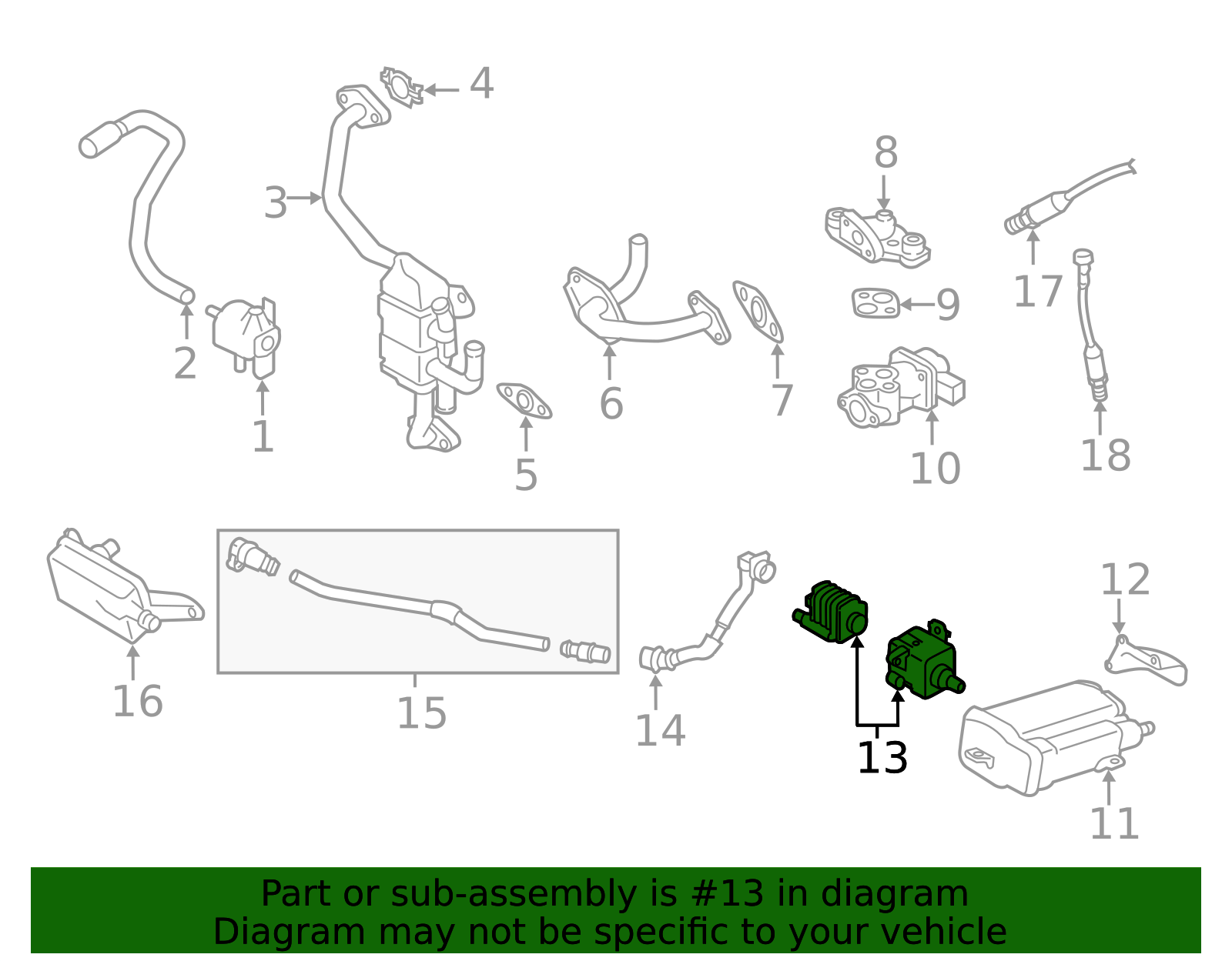 42084AL00C - 2015-2019 Subaru - Check Valve | Subaru Parts HQ