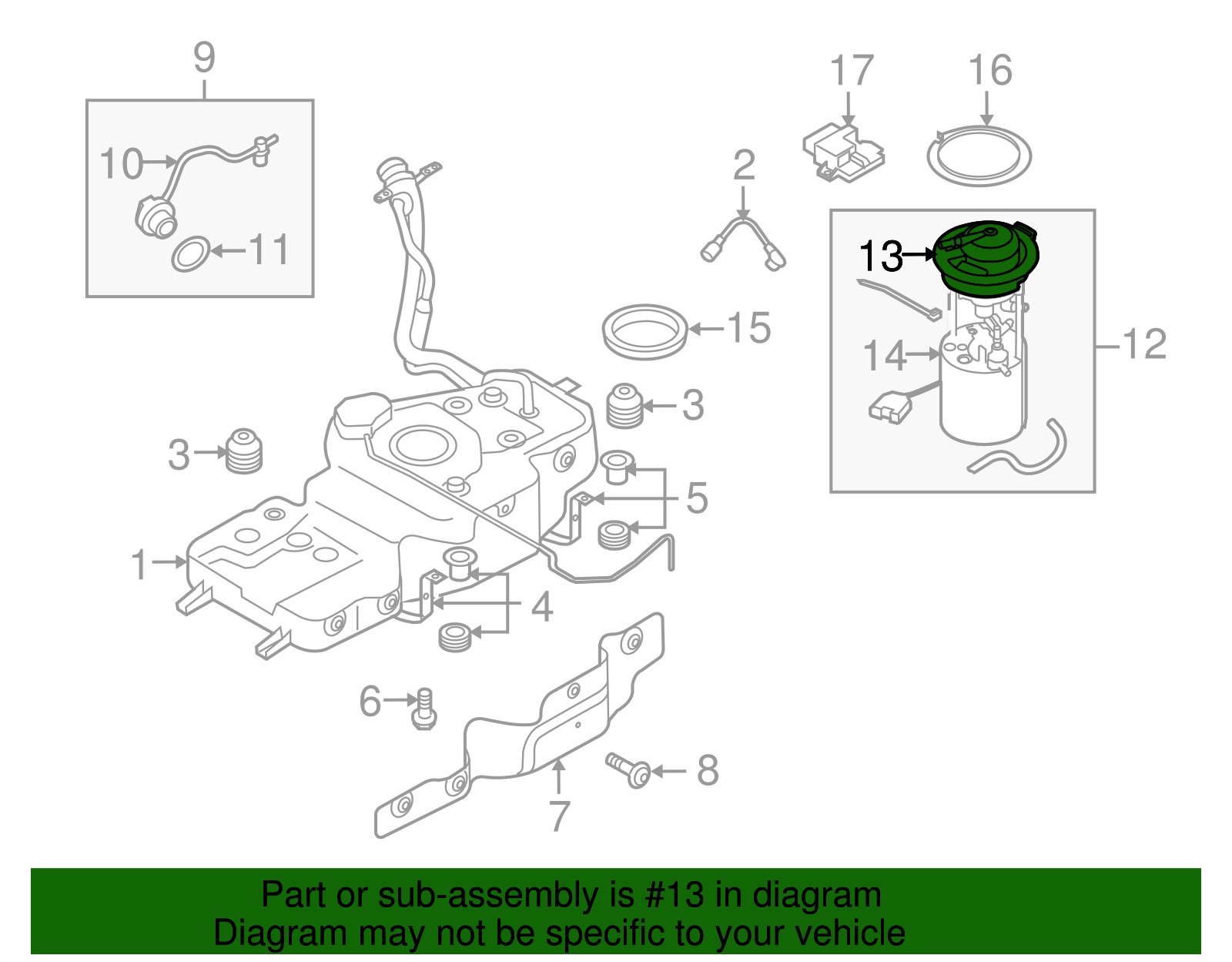 8R0-919-679-E - Fuel Filter 2013-2017 Audi | Audi OEM Parts Guy