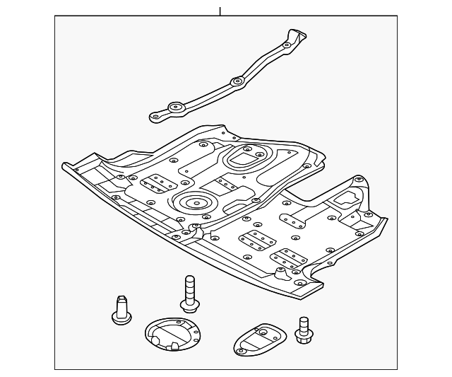 29110-2W800 - Hyundai Under Cover 2013-2019 Hyundai | Performance Auto ...