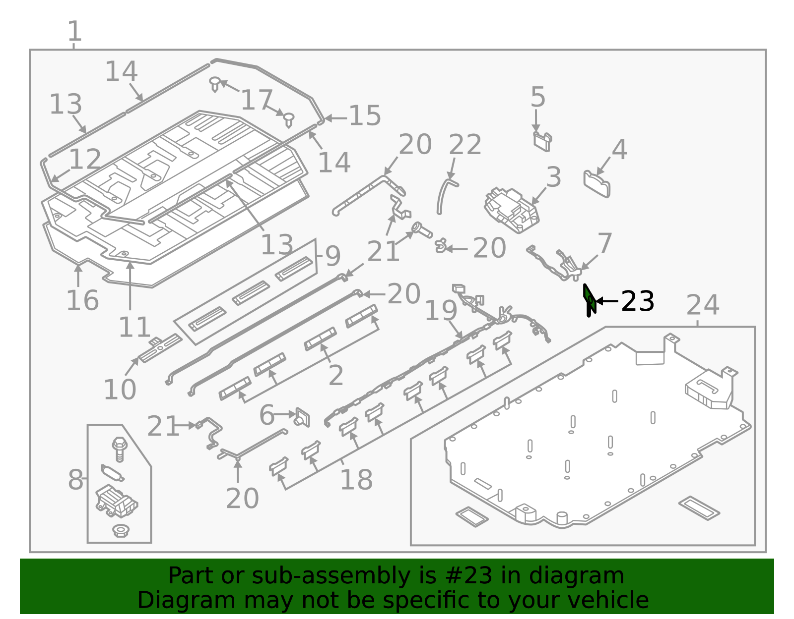 2022-2024 Hyundai Ioniq 5 Ground Cable Cover 37599-GI000 | MotorMotor