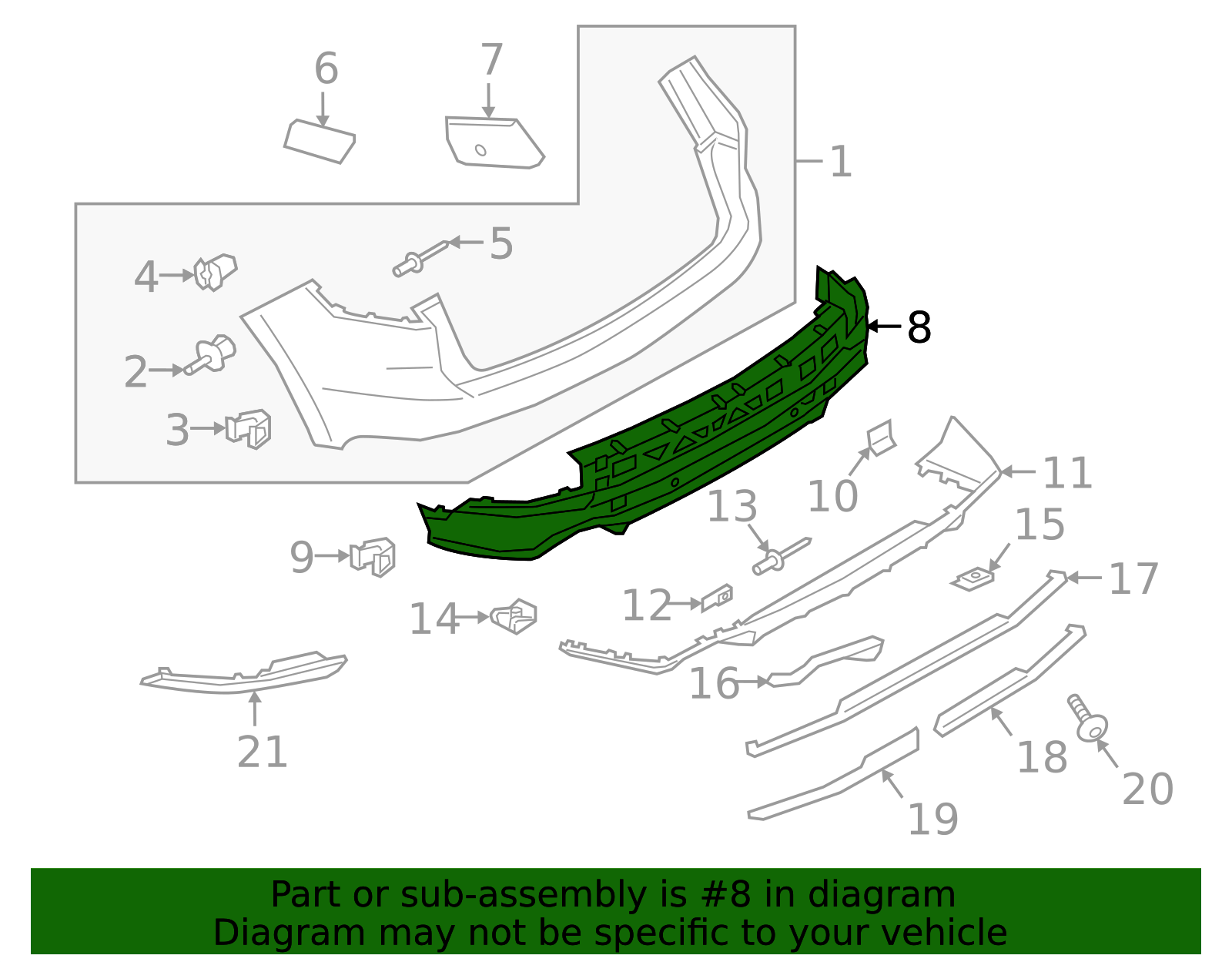 2019-2023 Porsche Cayenne Spoiler 9Y0-807-543-OK1 | OEM Parts Online