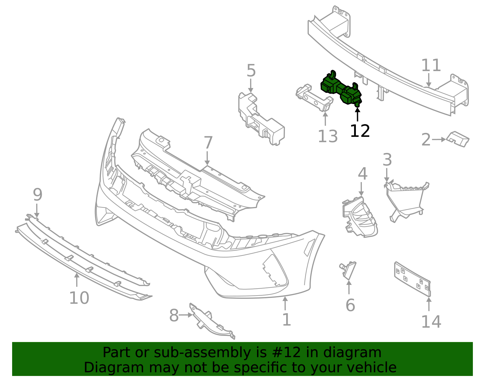 64928-L0000 - Reinforcement 2021-2025 Kia K5 | Kia.Parts Store