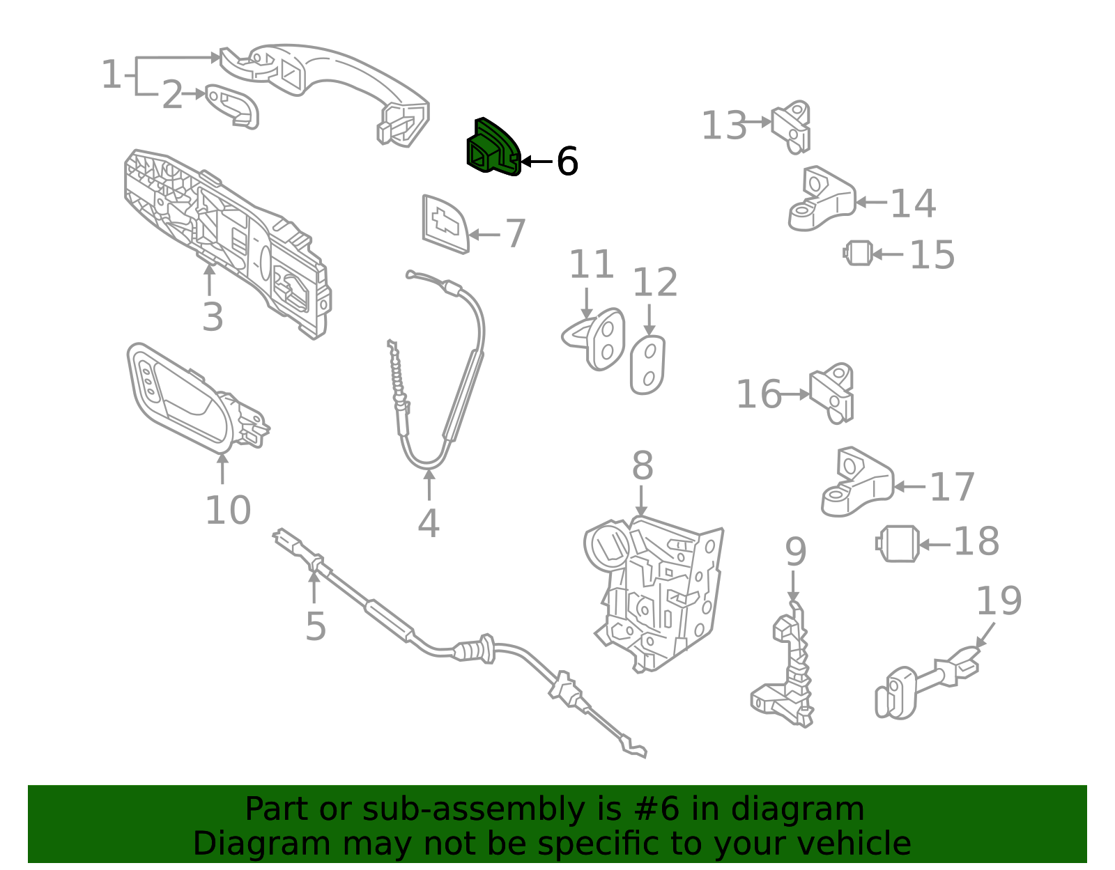 2022-2025 Volkswagen Taos Lock Cylinder Housing 2GJ-839-168-GRU ...