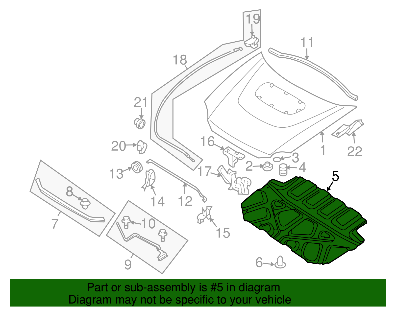 2006-2007 Subaru Impreza Insulator 90815FE310 | Subaru Parts Store