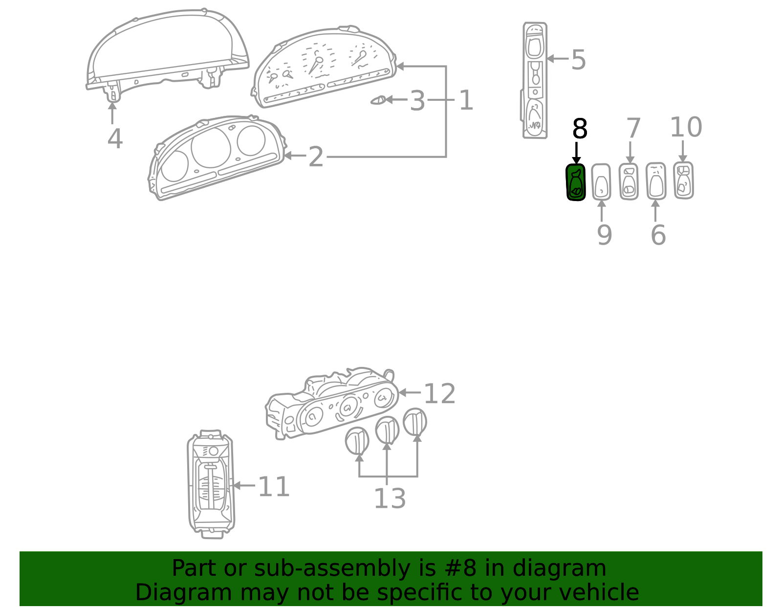 163-820-02-10 - High-Quality Seat Heater Switch for 1998-2005 Mercedes ...