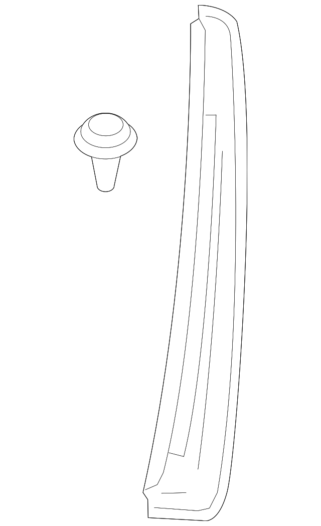 2021-2025 GM Front Molding 85136437 GM | GMPartsDirect.com