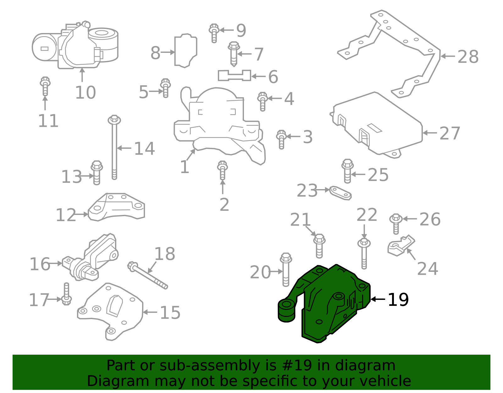 11220-5NA1A - High-Quality Automatic Transmission Mount for AutoNation ...