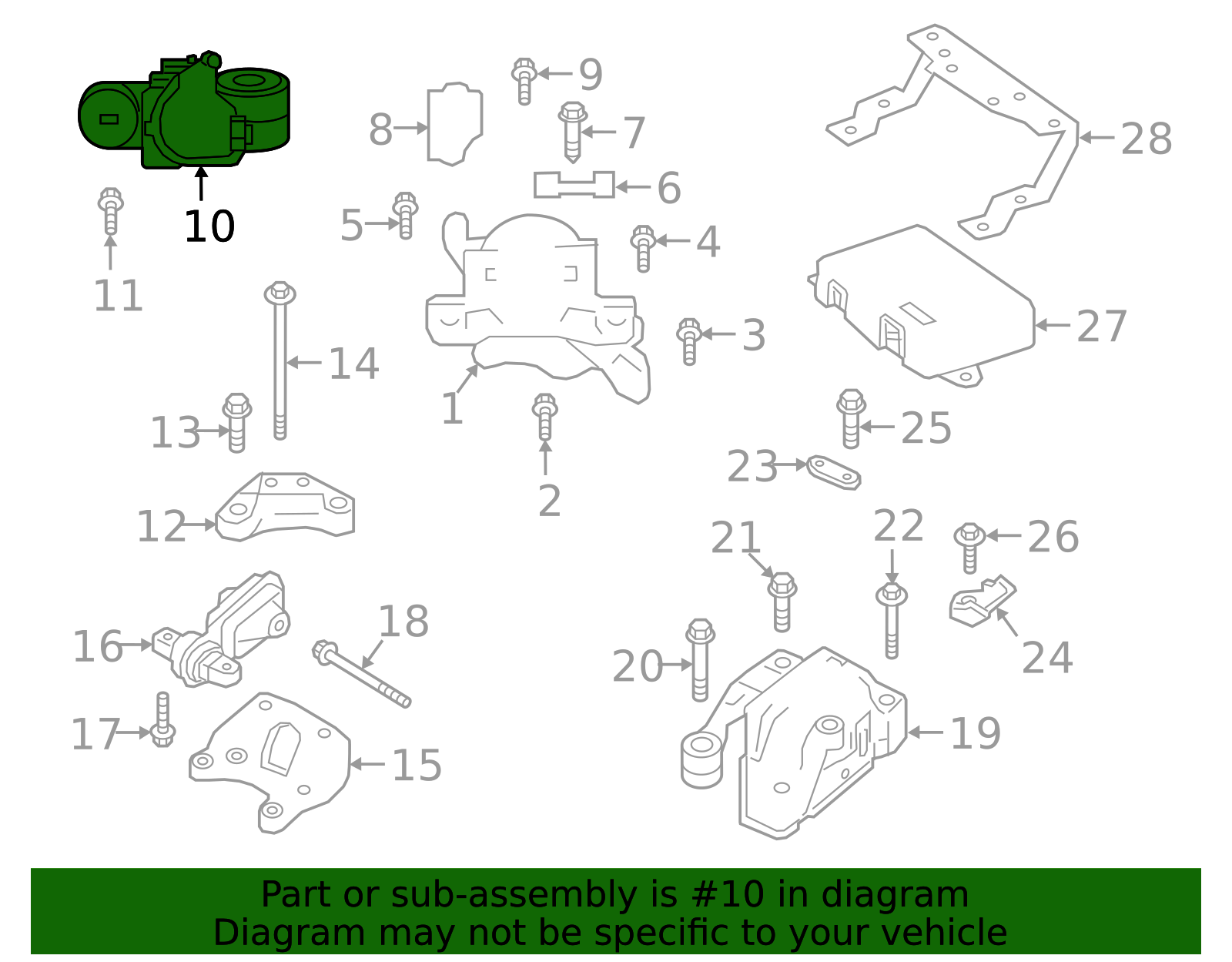 2019-2020 Infiniti QX50 Torque Rod 11350-5NA0A | INFINITI OF WEST CHESTER