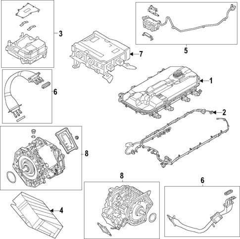Hybrid Components for 2020 Mitsubishi Outlander PHEV | Mitsubishi Parts ...