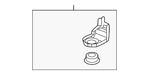 19701-64A-A00 - 2022-2025 Honda - Inter-Cooler Mount Bracket | Honda ...