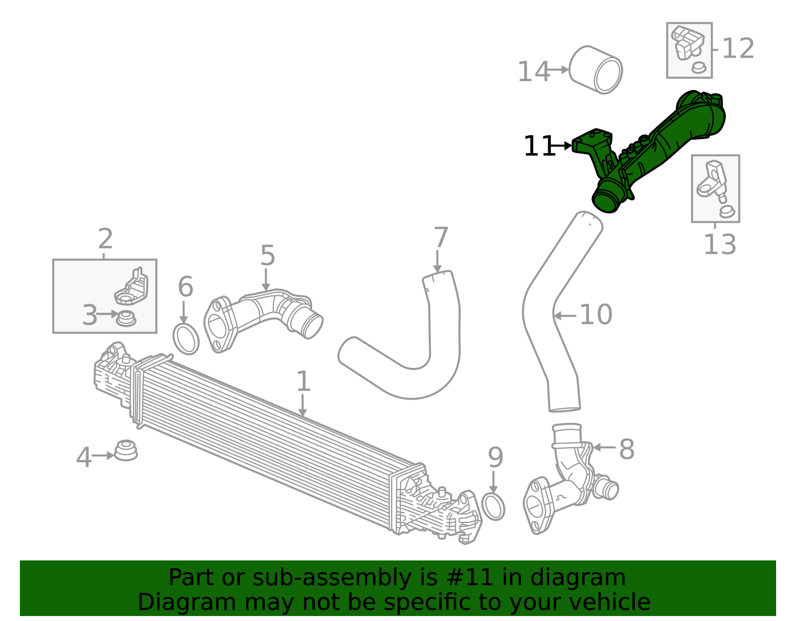 17291-64A-A00 - High-Quality Turbocharger Intercooler Pipe for 2022 ...