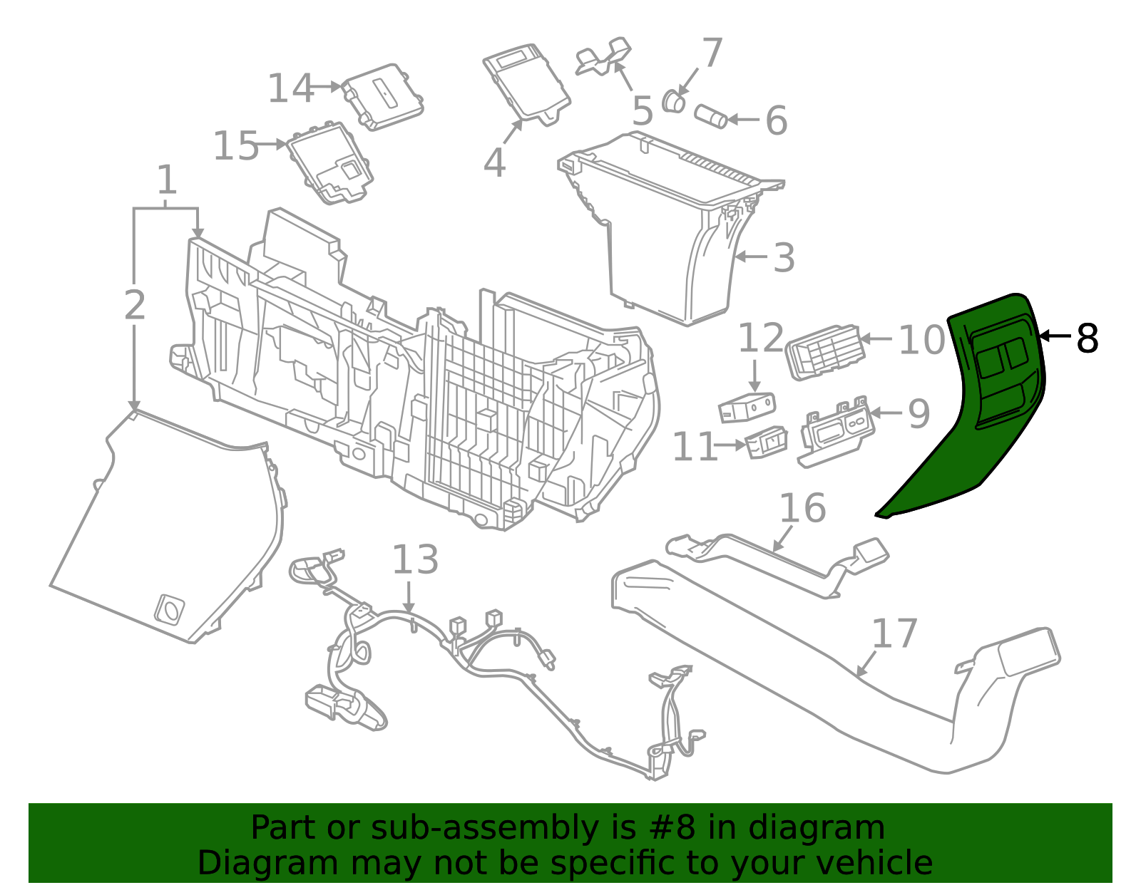 2019-2024 Cadillac XT4 Rear Panel 84570223 | Capital Chevy Parts