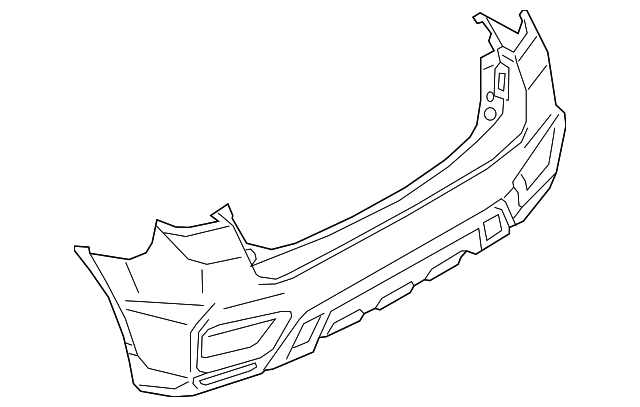 6410F479 - Bumper Cover 2020-2024 Mitsubishi Outlander Sport ...