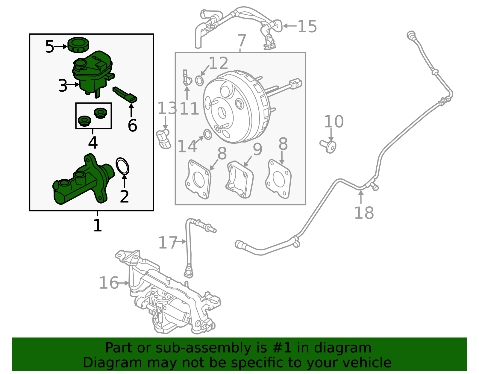 2013-2019 Ford Master Cylinder DG1Z-2140-B | Awesome Parts Ford