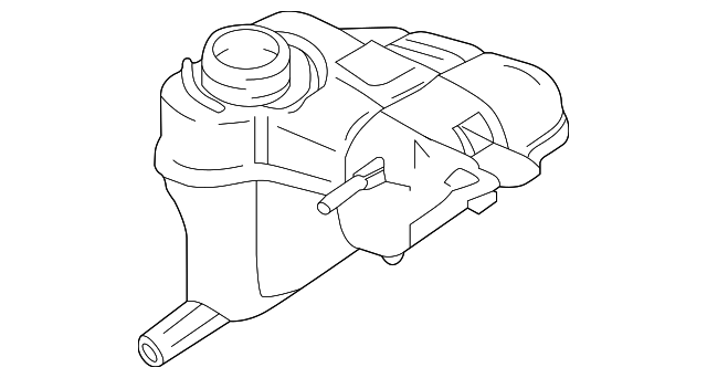 Drive Motor Inverter Coolant Reservoir | BE5Z-8A080-B | Walls' Ford Parts