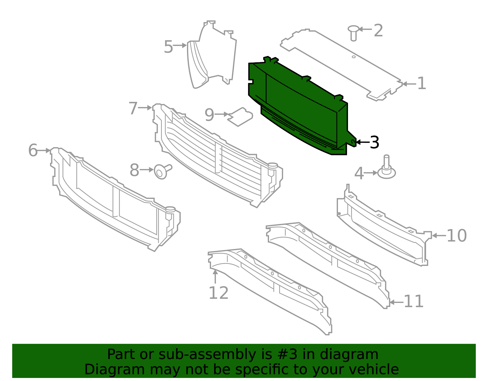 31353798 - High-Quality Radiator Support Air Duct for 2016-2025 Volvo ...