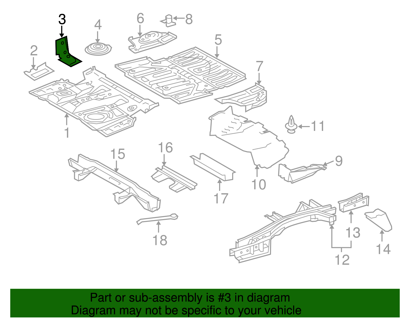 58342-0E010 - Mount Bracket - 2010-2015 Lexus RX350 | My L Parts