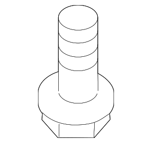 2003-2025 Subaru Radiator Support Splash Shield Bolt 901000365 | Subaru ...