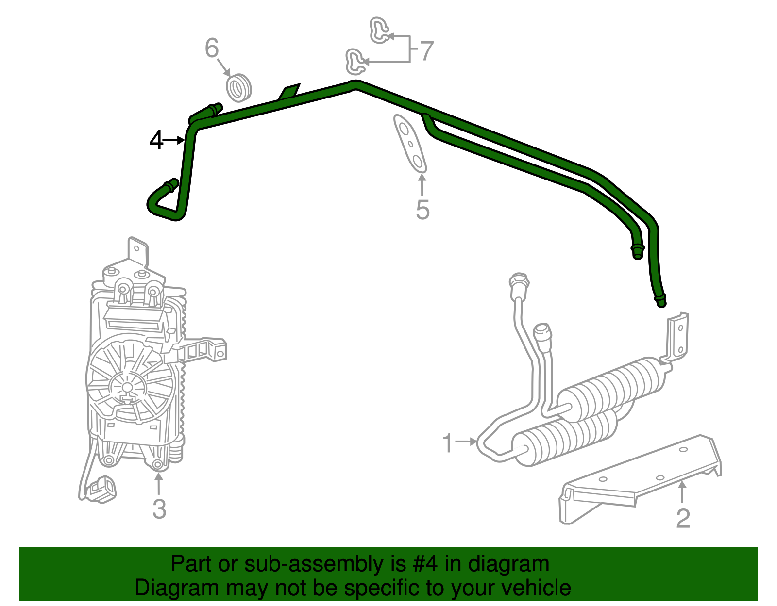2014-2019 Chevrolet Corvette Cooler Pipe 84518997 | Capital Chevy Parts