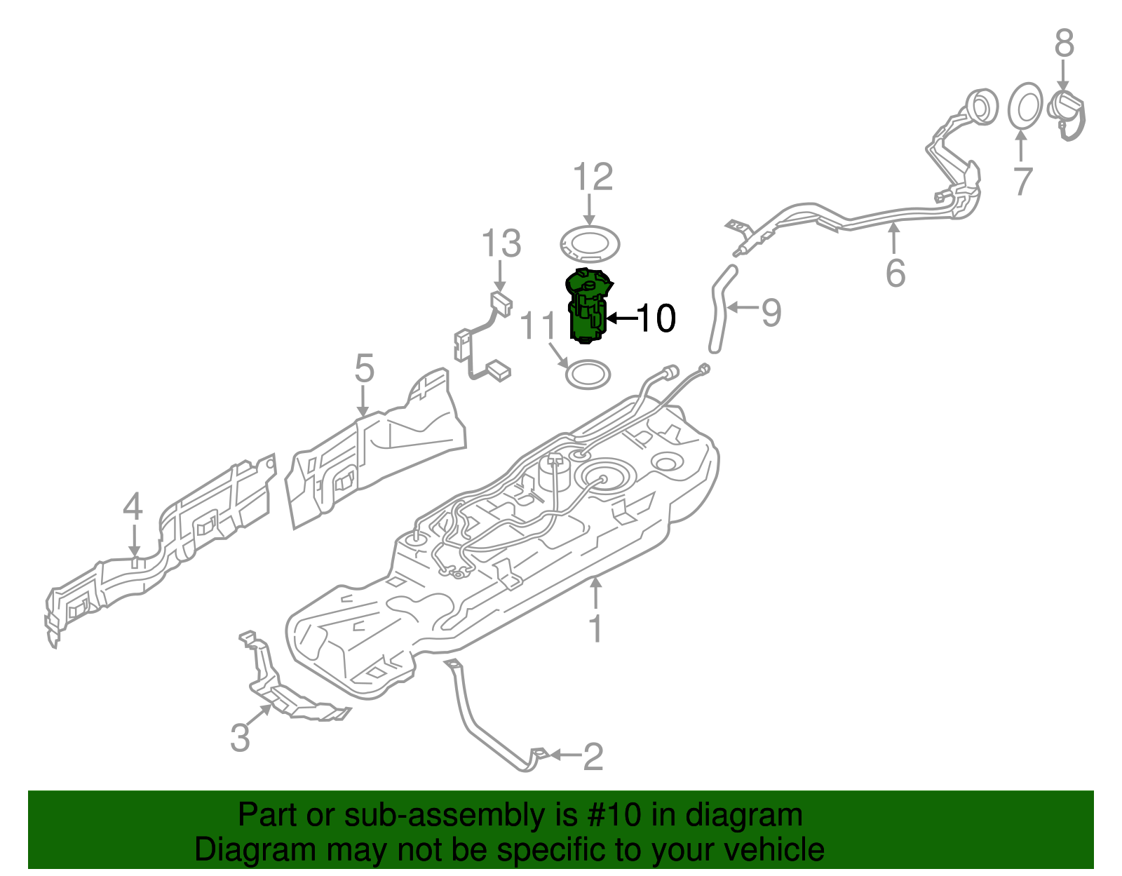 2017-2020 Infiniti QX60 Fuel Pump Assembly 17040-9PJ0A | Infiniti of ...