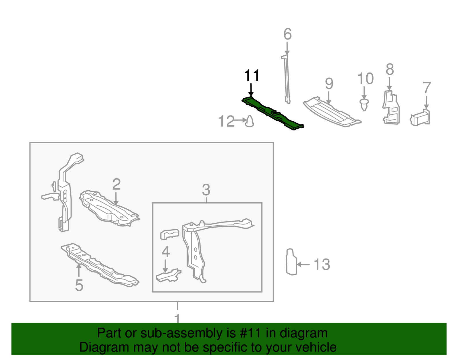 53289-50061 - Lower Cover - 2007-2012 Lexus | My L Parts