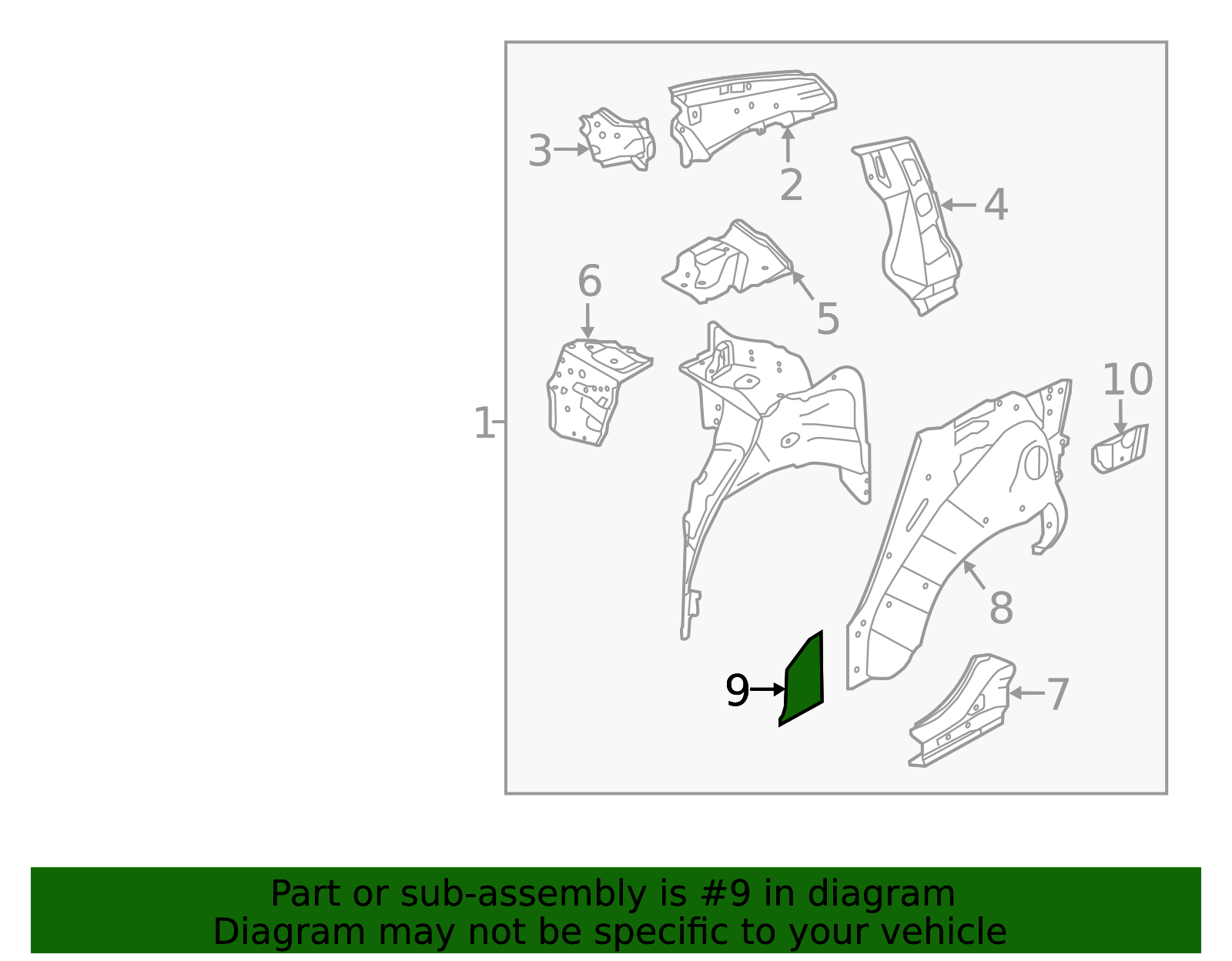 76714-4RA0A - Wheel Housing Bracket Official Nissan Parts Store