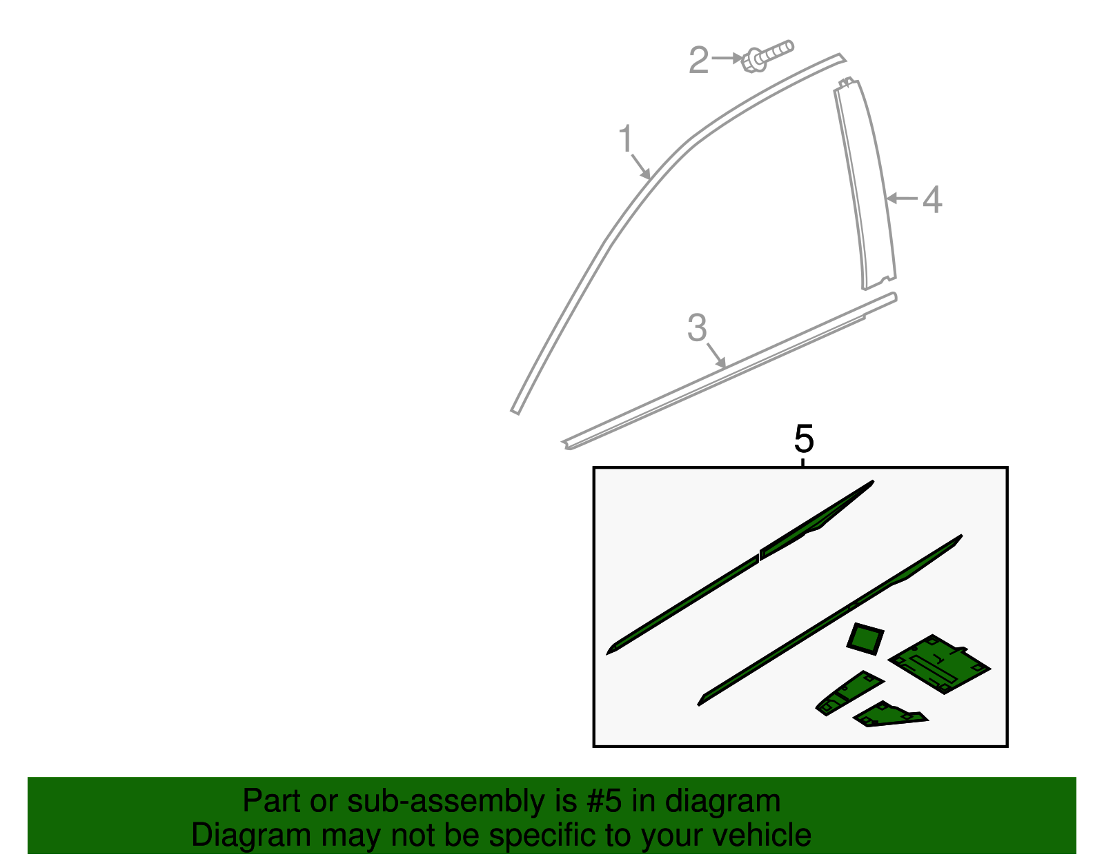 08P05-TVA-131 - Body Side Molding - 2019-2021 Honda Accord | Honda Car ...