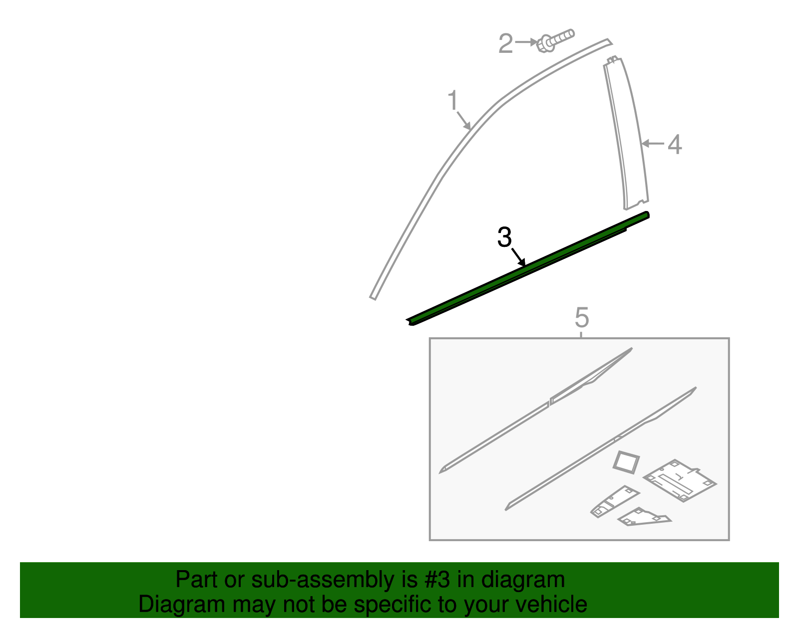 72450-TVA-A01 - 2018-2022 Honda Accord - Molding Assembly L Front Door ...
