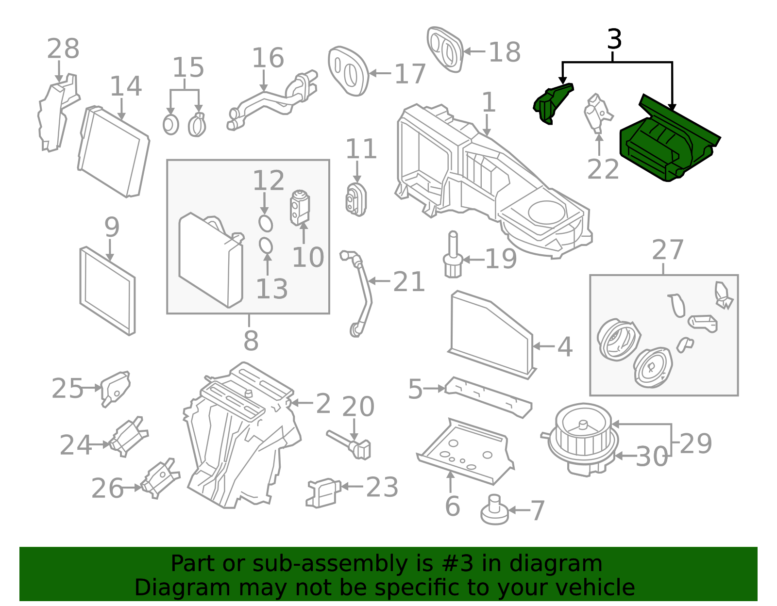 2007-2018 Volkswagen Intake Duct 3C0-898-304-D | VW Direct Auto Parts