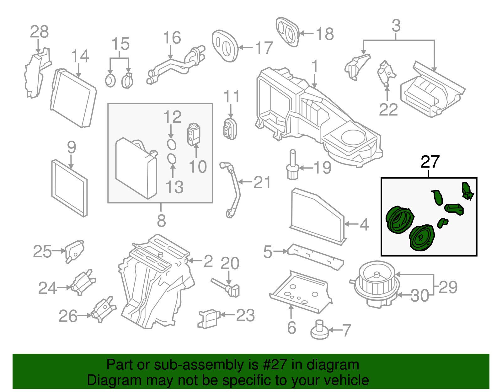 3C1-898-001-A - Lever Assembly 2006-2017 Volkswagen | Volkswagen Parts ...