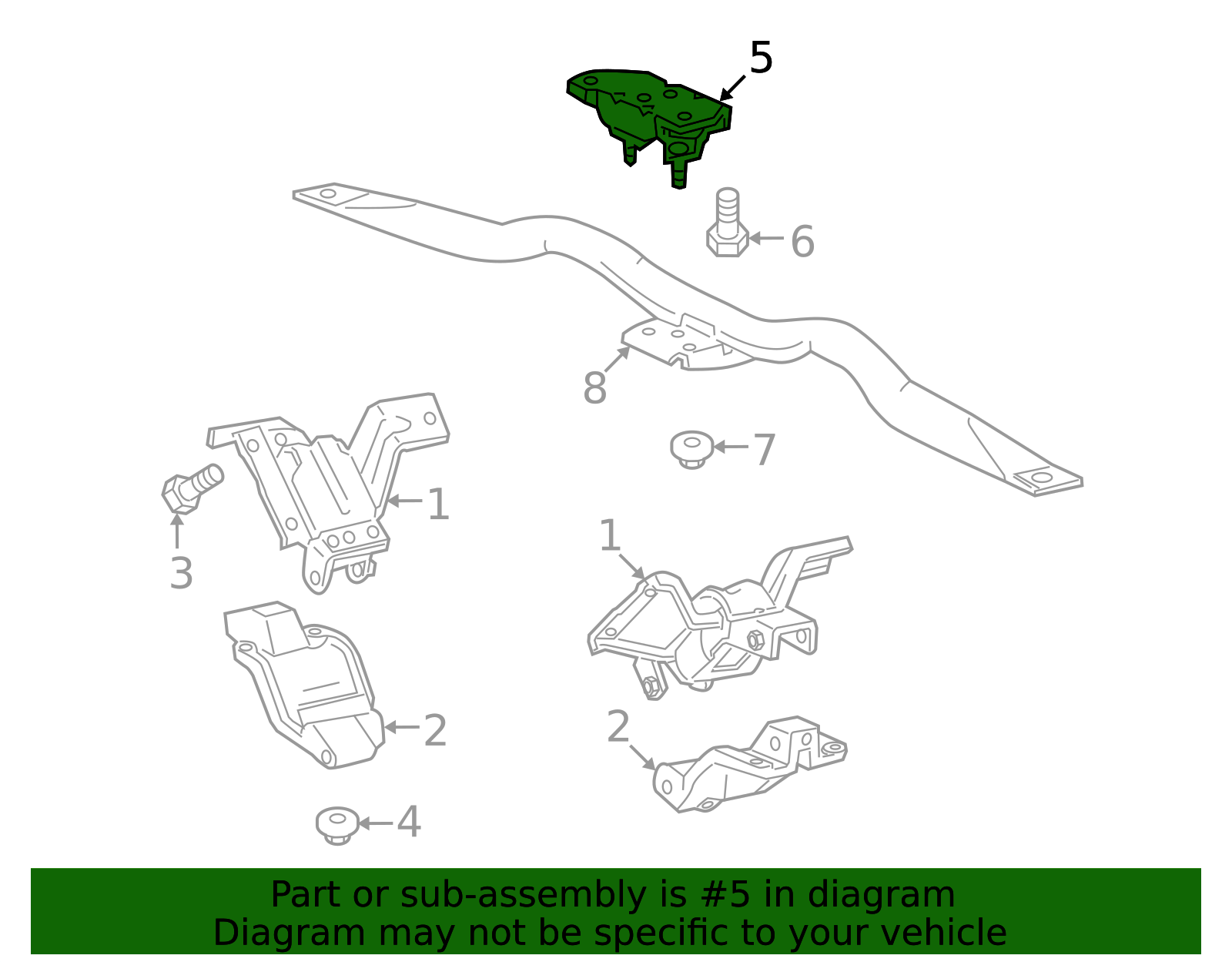 2003-2011 Ford Automatic Transmission Mount 3W1Z-6068-BA | OEM Parts Online