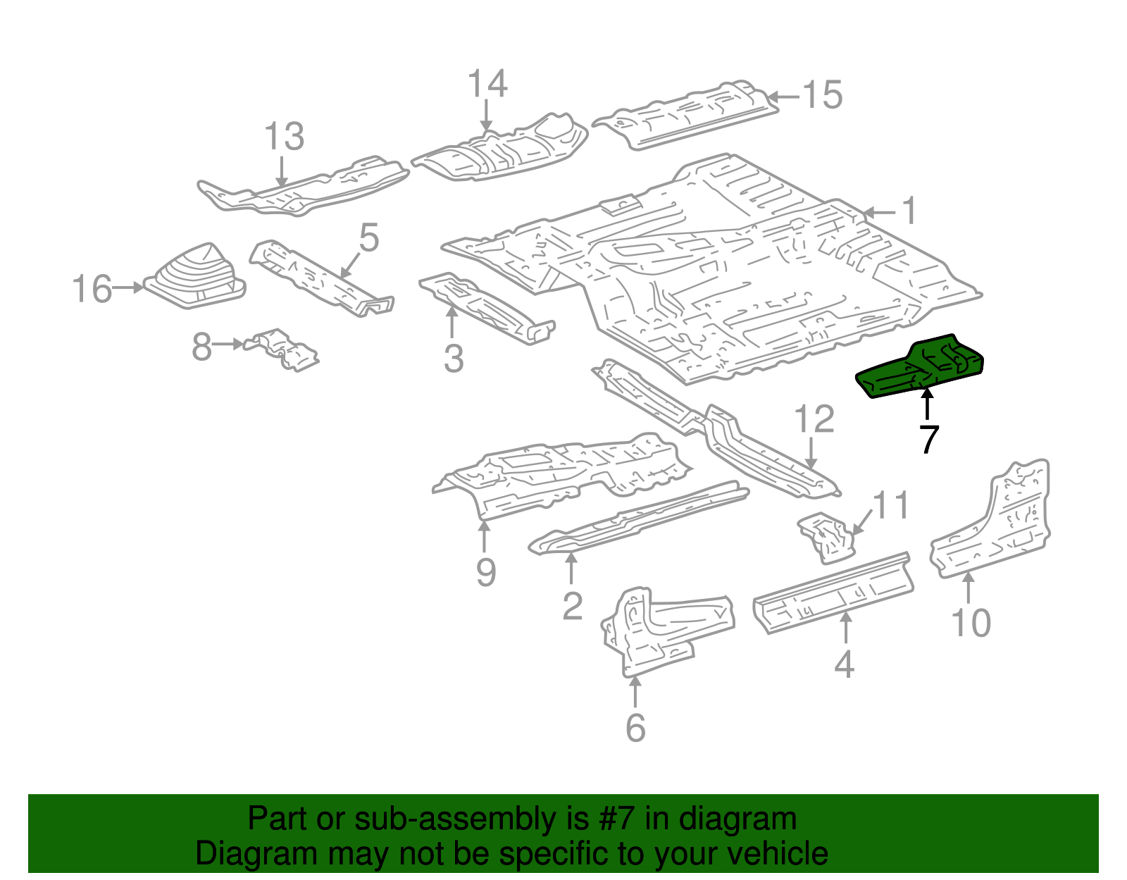 2005-2006 Toyota Tundra 2005-2006 Toyota Tundra - Mount Bracket 57025 ...
