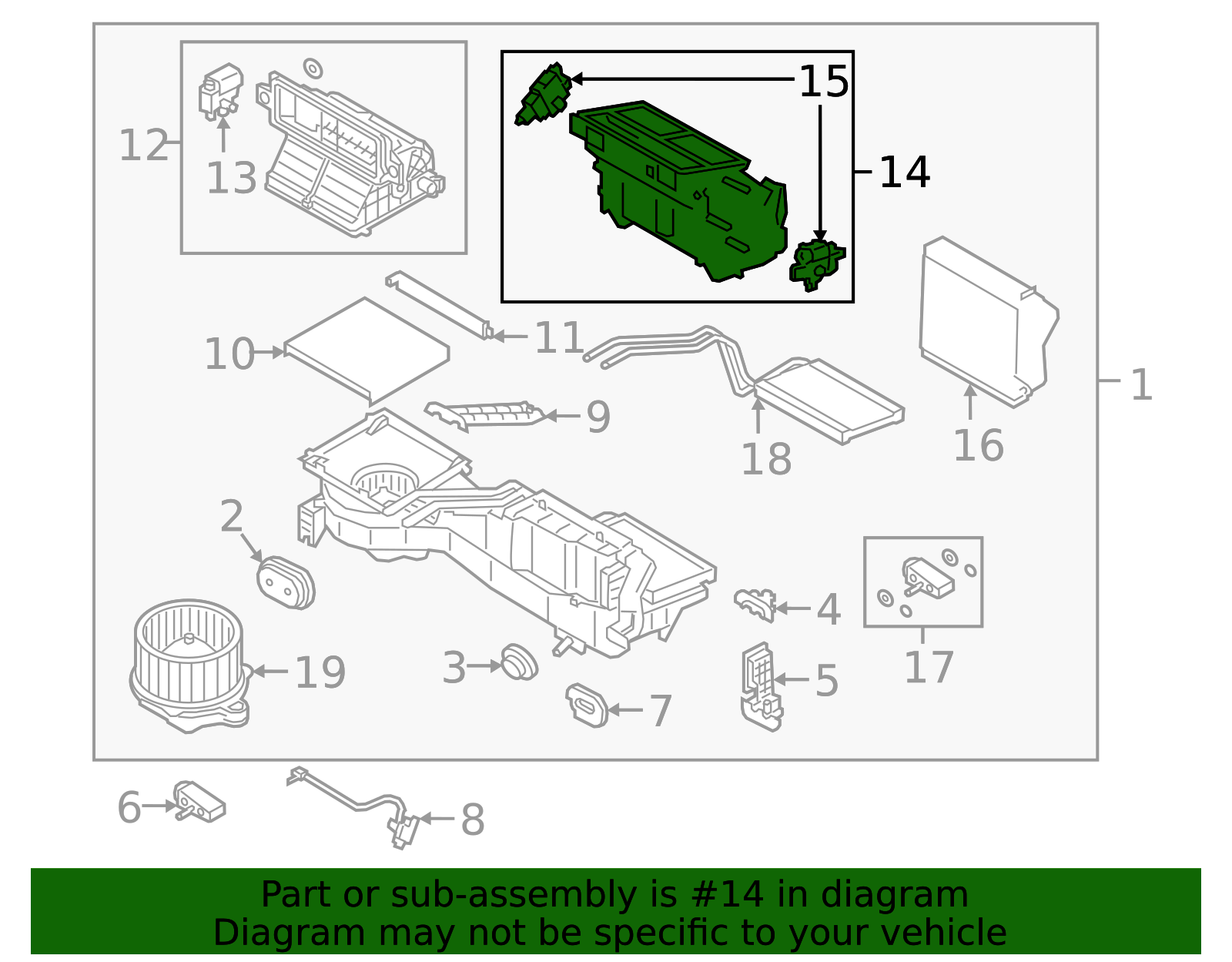 KB3Z-18478-B - High-Quality Heater Core Case for AutoNation Parts