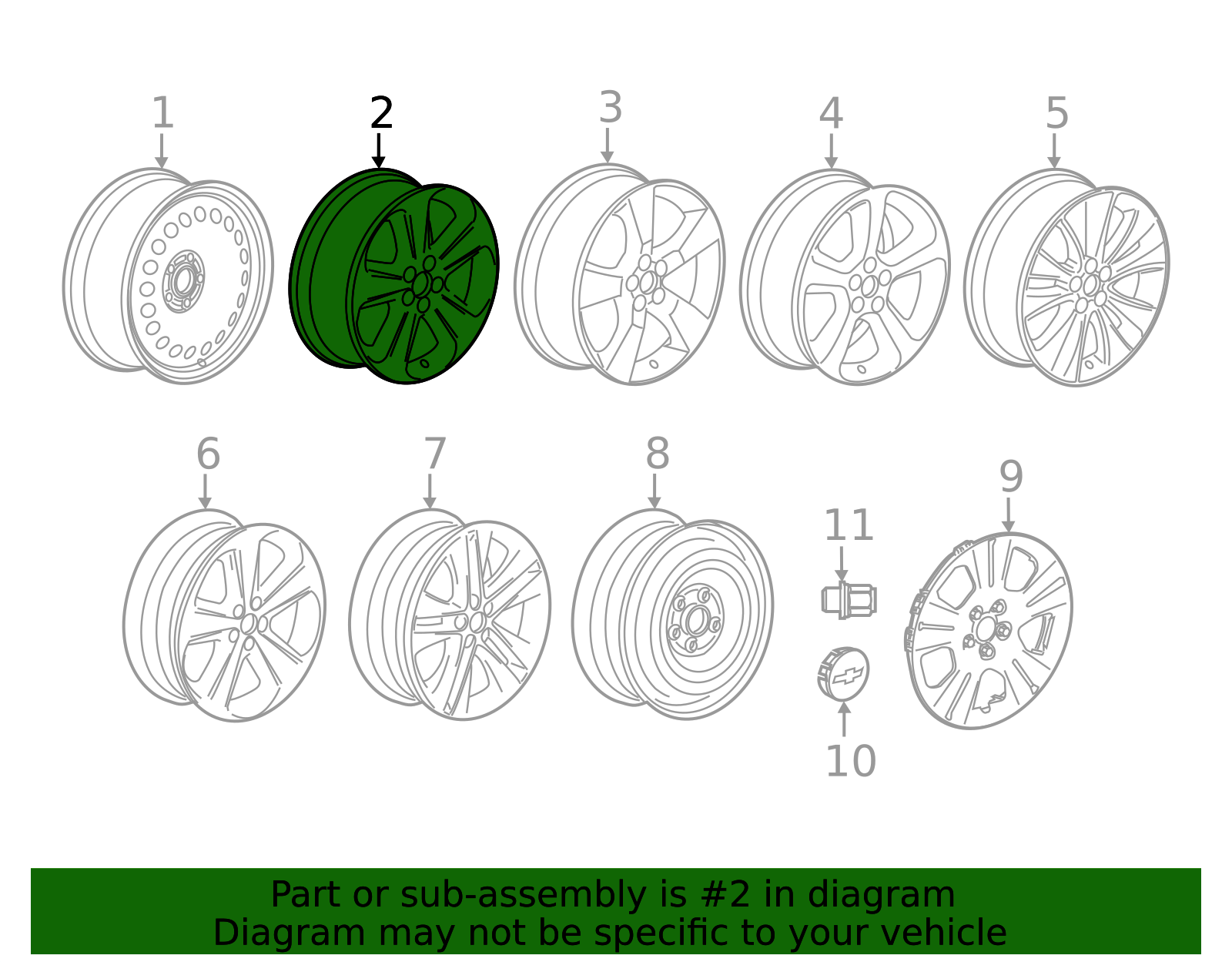 42671503 - 2015-2022 Chevrolet Trax - Wheel, Alloy | Partners Chevy