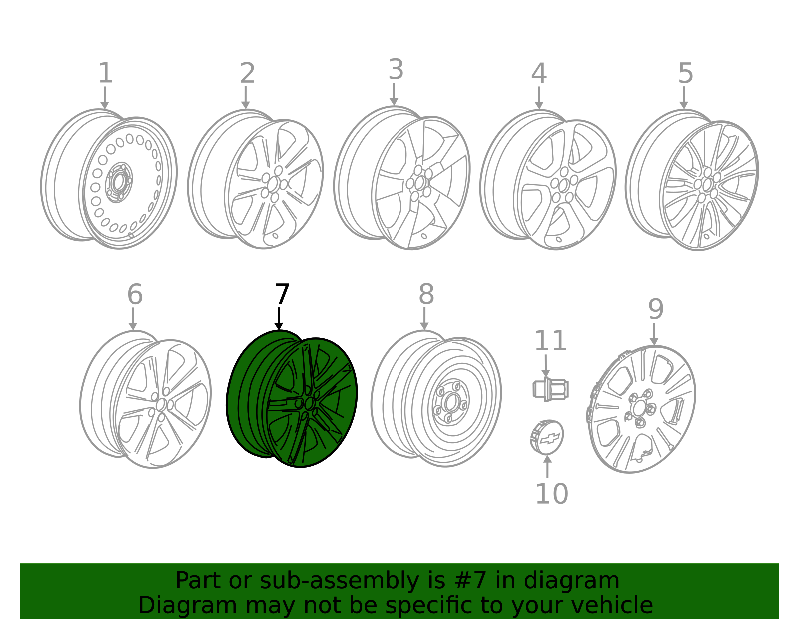 42671505 - 2019-2020 Chevrolet Trax - Wheel, Alloy | Partners Chevy
