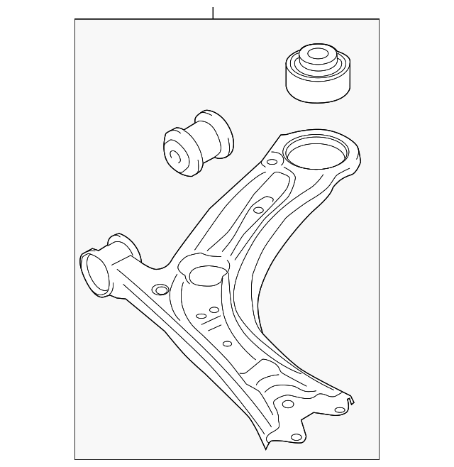 561-407-151-C - Lower Control Arm 2012-2022 Volkswagen | Volkswagen ...