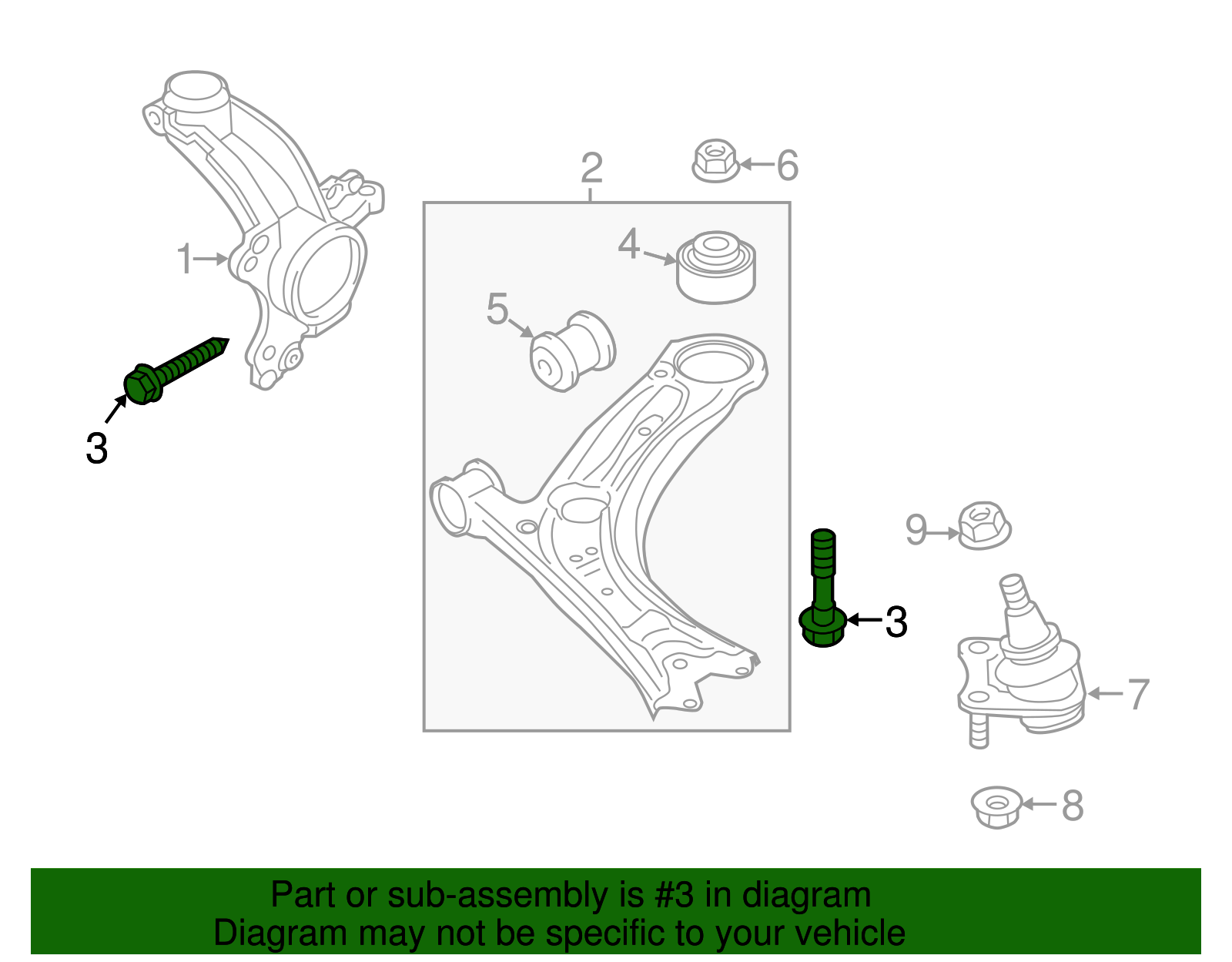 N-912-177-01 - Lower Control Arm Mount Bolt 2012-2025 Volkswagen | OEM ...