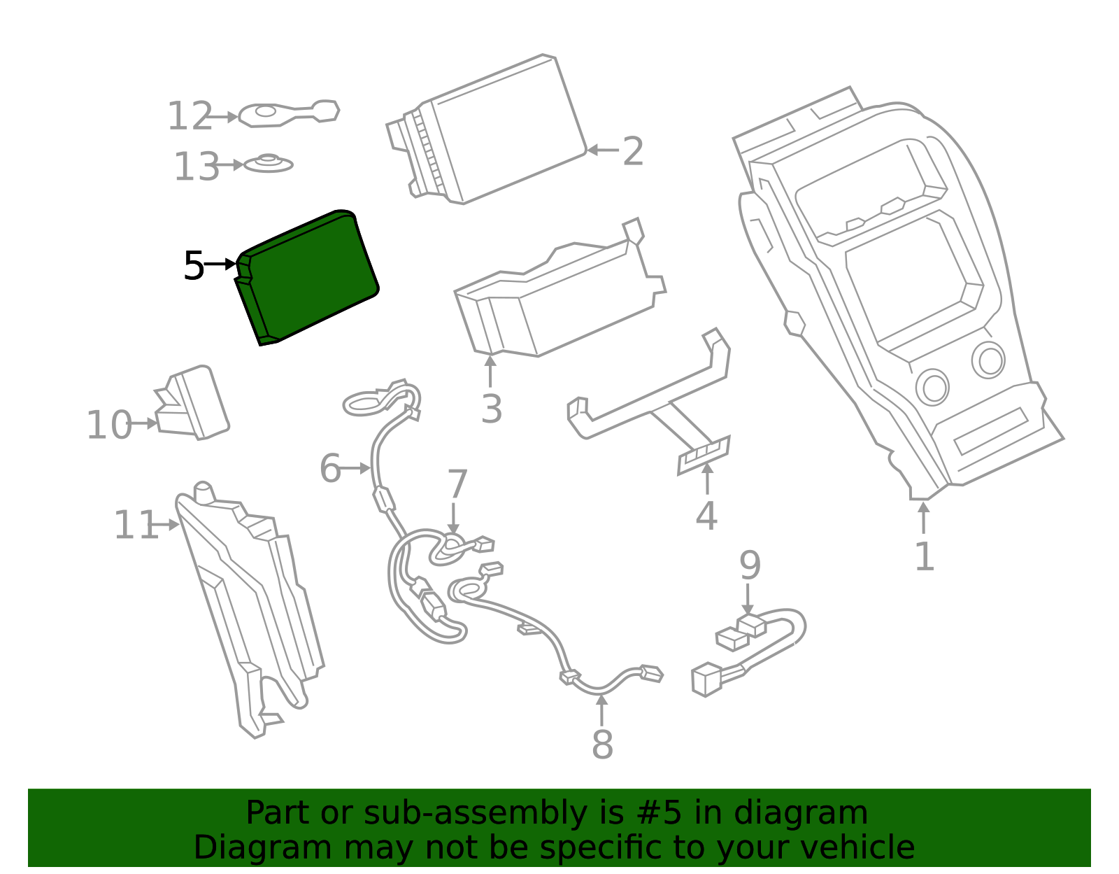 4U5Z-14G371-T - Control Module 2020-2021 Ford | Ford Parts Direct